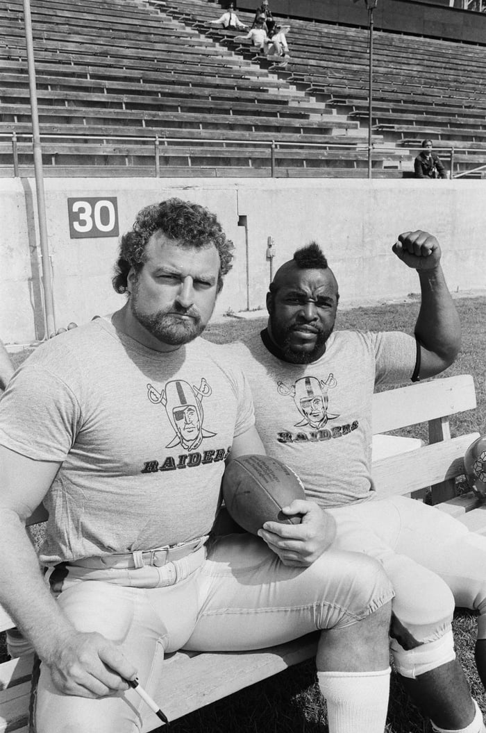 John Matuszak and Mr. T. 1980s. Matuszak played Sloth in the Goonies ...
