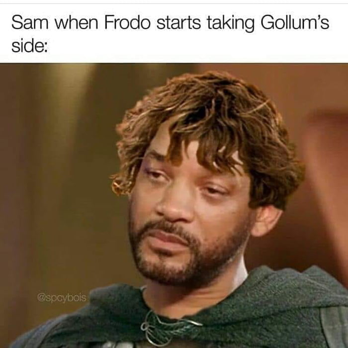 Gollum Hair Loss Meme