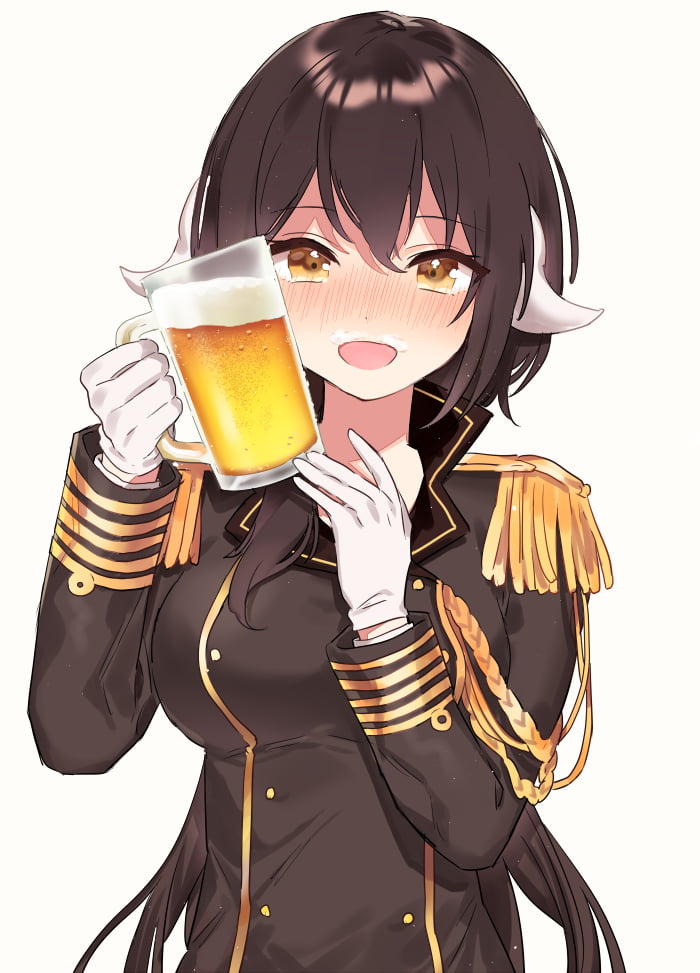 " Look Commander ! I have a beard hehe~ ! " Soße: Mikasa (artist: manio ...