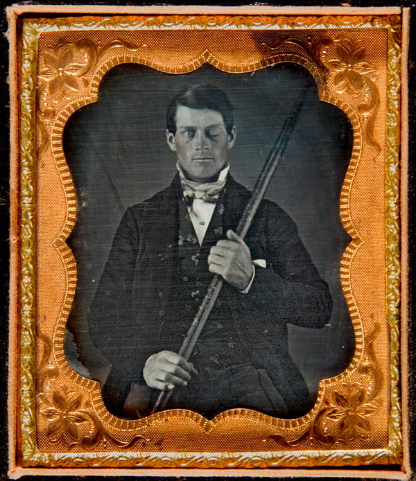 Phineas gage was a railroad worker remembered for his improbable ...