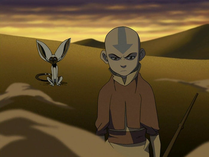 I think this scene is underestimated. Aang, who was always peaceful ...