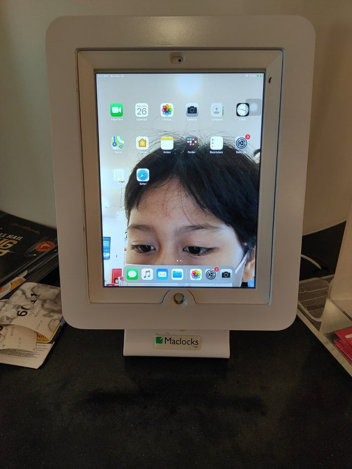 I love doing this when someone used public ipad at the shopping mall to take a picture - 9GAG