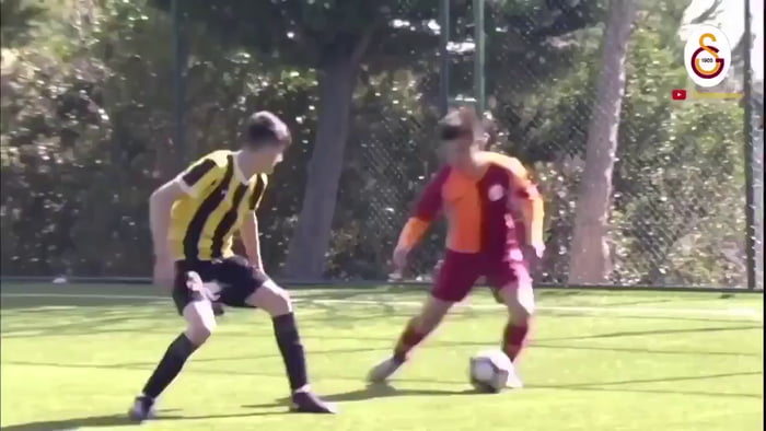 This soccer player accidentally tripped himself but was given a penalty ...