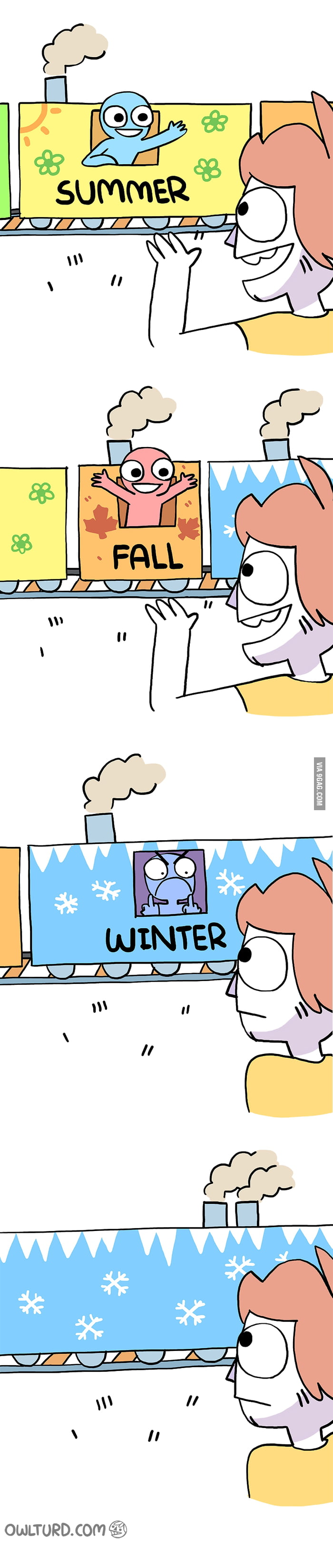 Summer, Fall, Winter ... - 9GAG