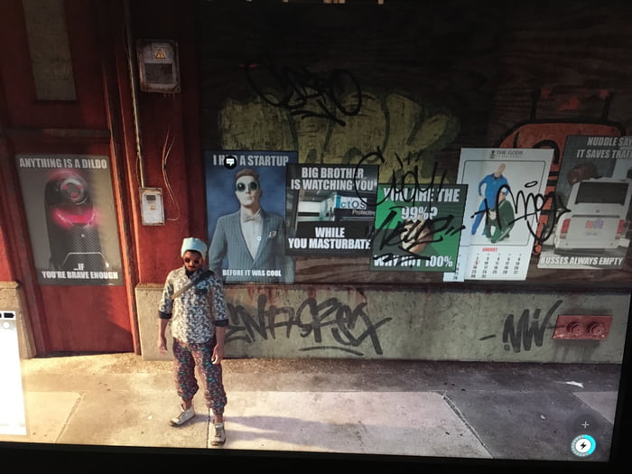 Found some memes in watch dogs 2 :D - 9GAG