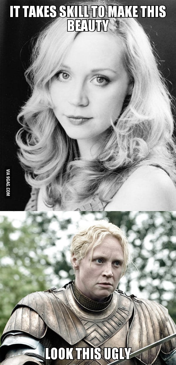 Credit to the costume, hair and makeup teams - that takes skill! - 9GAG