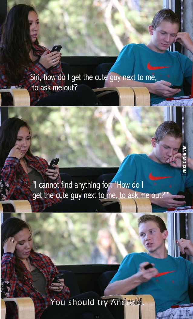 Android users be like - 9GAG
