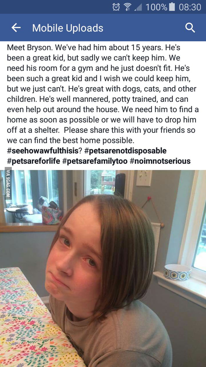 I would, but I can't take the lifelong commitment. - 9GAG