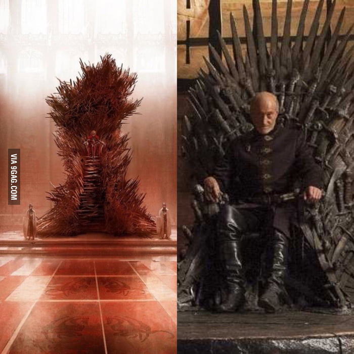 The Iron Throne Books vs Show - 9GAG