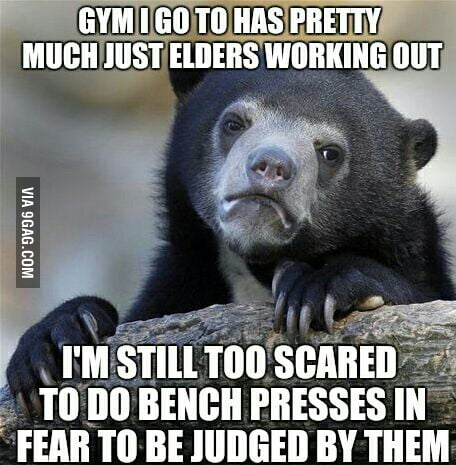 I can barely do anything but bench press is something I will never be able to do - 9GAG