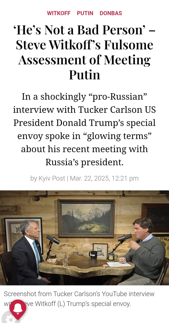 Conservative Trump puppet about their puppet master in Kremlin. 'Putin Not a Bad Person' - 9GAG