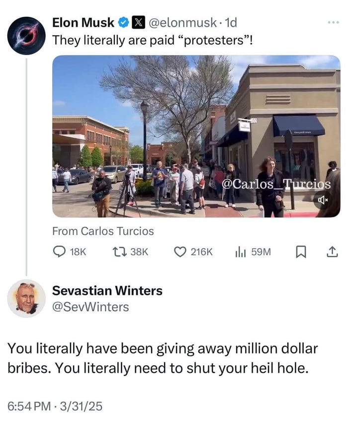 Coming up Next: Elon’s million dollar bribes of Heil Hole - 9GAG