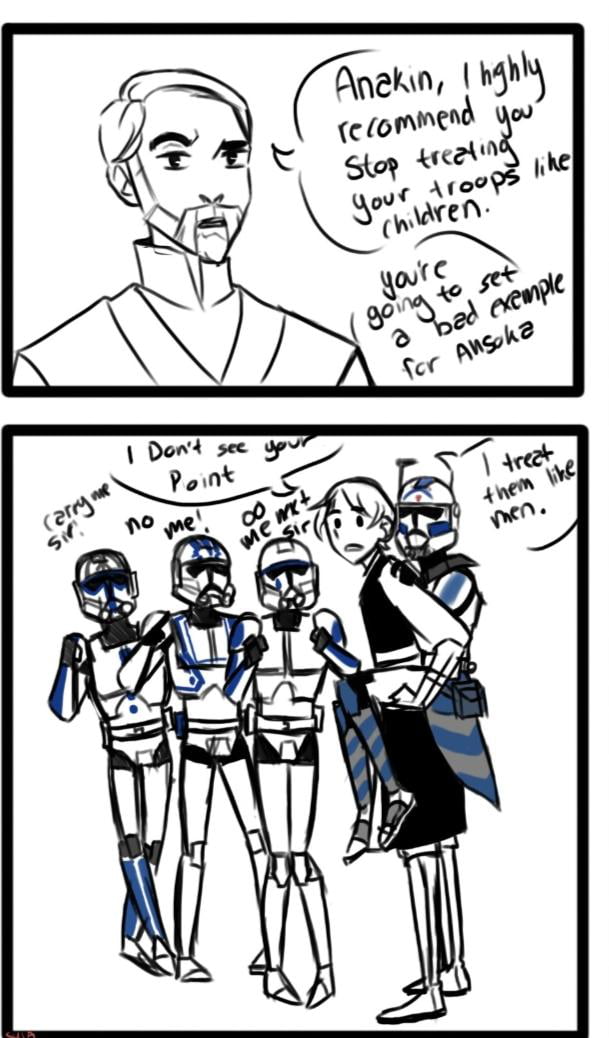 The only time when Anakin likes children - 9GAG