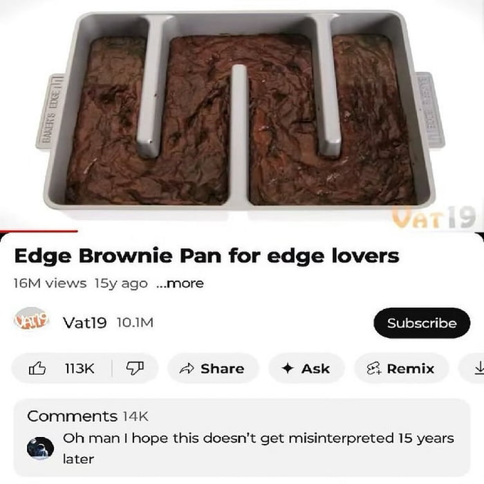 When brownie enthusiasts and edgy interpretations collide - 9GAG