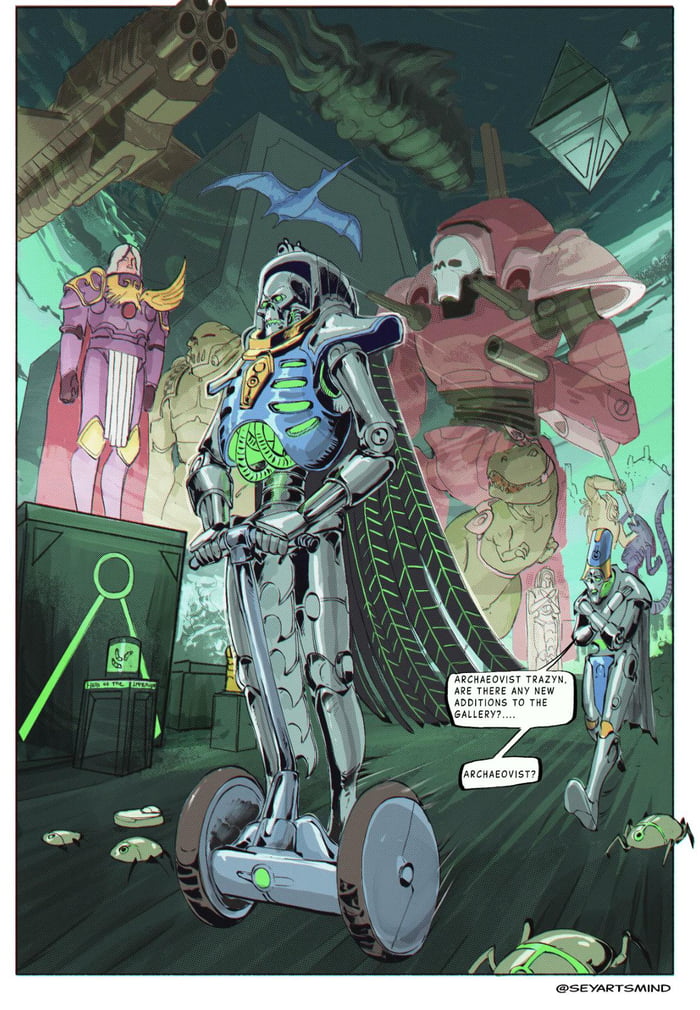 If a random human showed up on Trazyn’s doorstep asking for a tour of ...