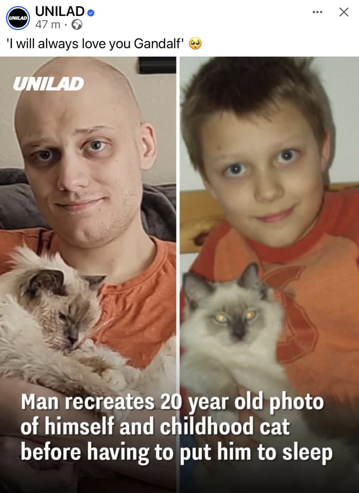 Sad times for this man. Goodbye Gandalf. - 9GAG