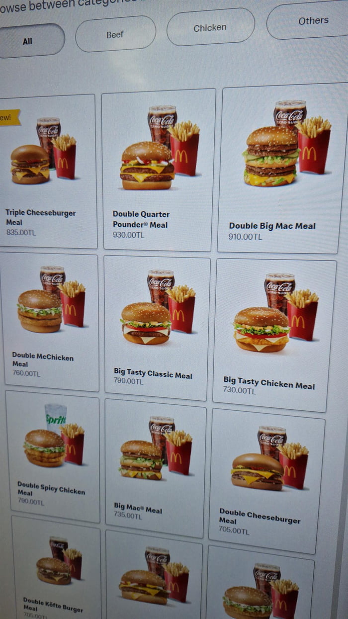 McDonald s Prices At Istanbul Airport 1 USD 32 TL Double Quarter