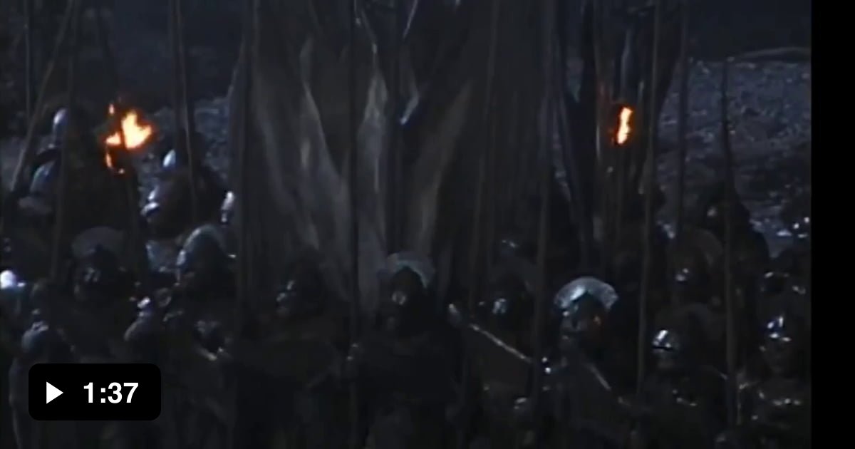 Uruk-Hai taunting Elves with Haka dance - 9GAG