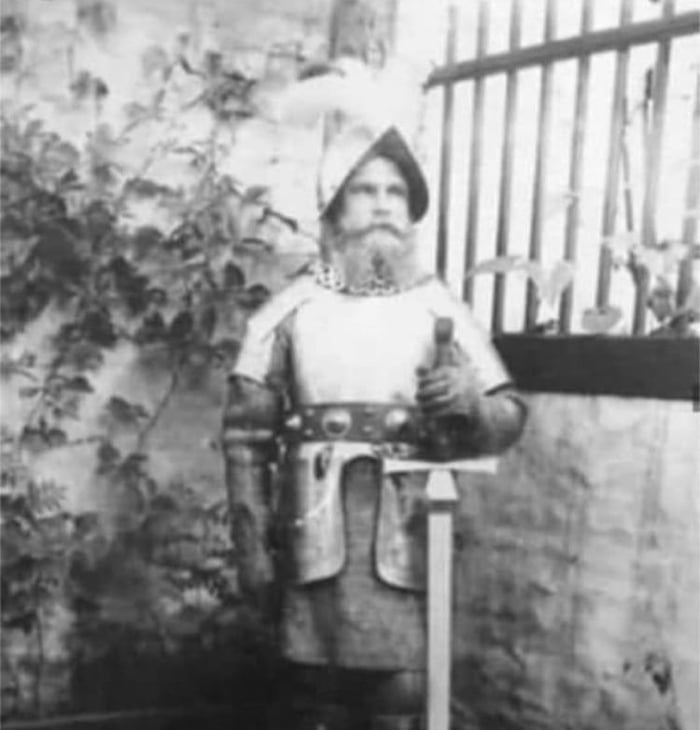 Josef Mencik, the last knight. He lived in Czechoslovakia till 1945 in ...