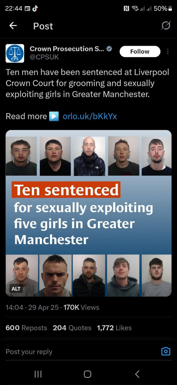 Oh no another bunch of Moslim grooming gang - 9GAG