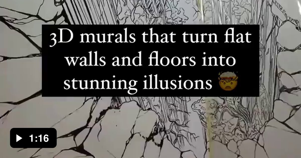 The incredible illusory art by Mark Rox. - 9GAG