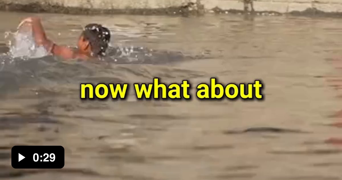 The water is in fact, not pure. - 9GAG