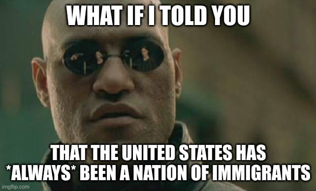 You're all immigrant voters in some way, shape, or form - 9GAG