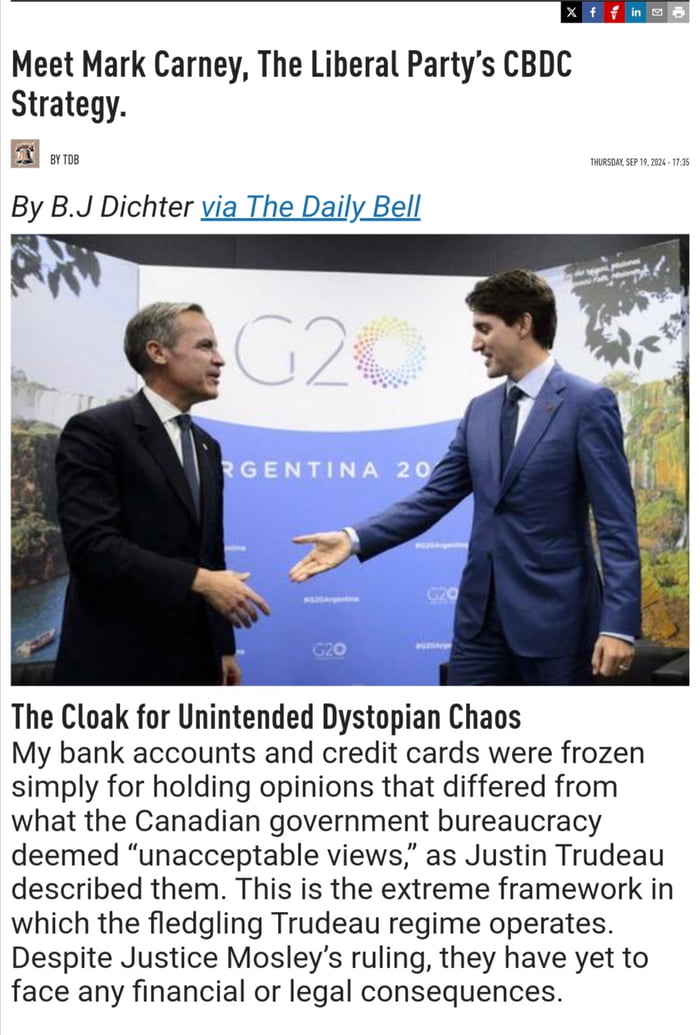 Carney the gl0b0h0m0 CBDC ¢uck - 9GAG