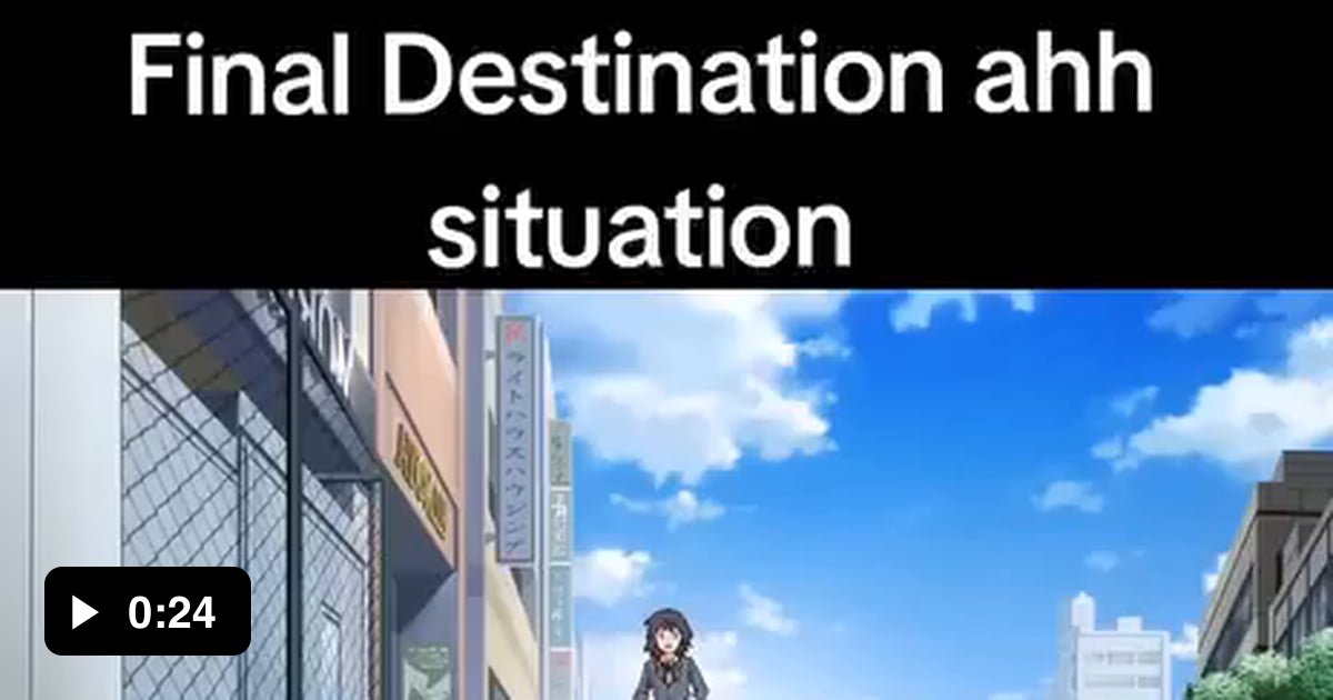 That rock really said 'Final Destination'. - 9GAG