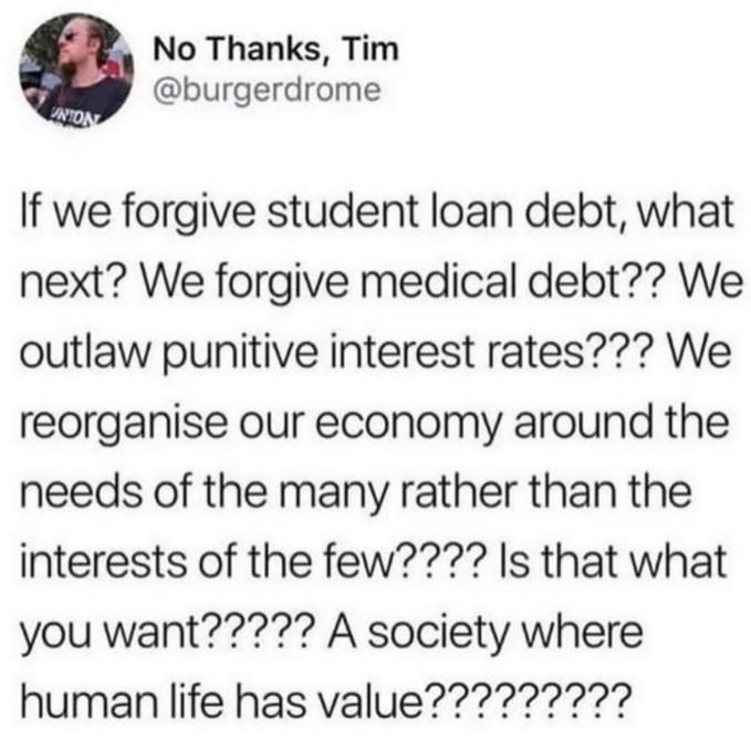 Oh no, the horror! A society where human life has value?!? - 9GAG