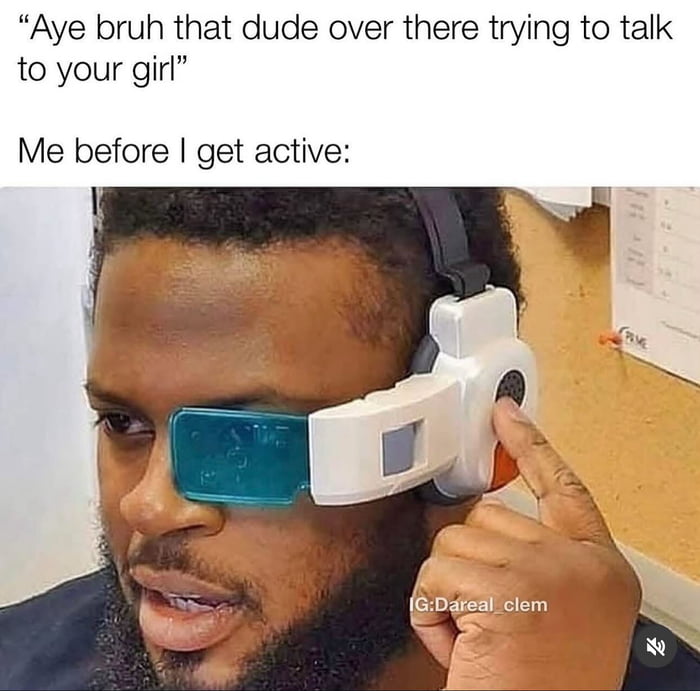 Calculating his power level. - 9GAG