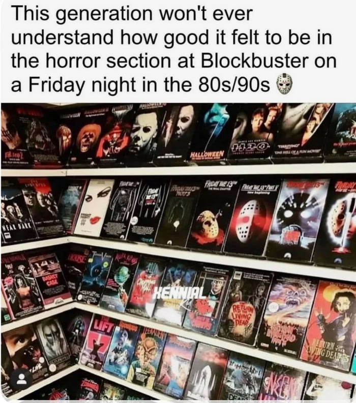 That feeling of browsing the Blockbuster horror aisle on a Friday night ...