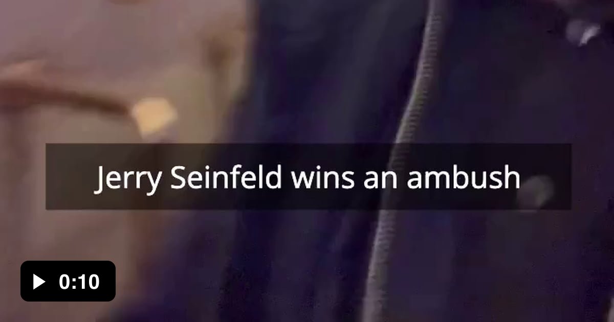 Jerry Seinfeld is an absolute legend. - 9GAG