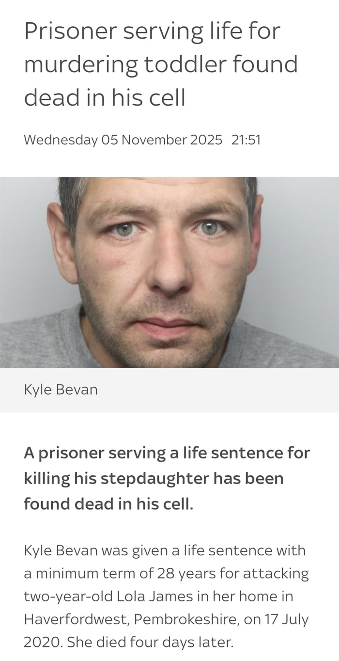 Someone at HMP Wakefield is doing the lord's work! Ian Watkins, the ...