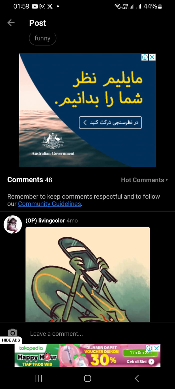 Arabic ad in 9gag y'ouwlloooh. What's going on, Australia? - 9GAG