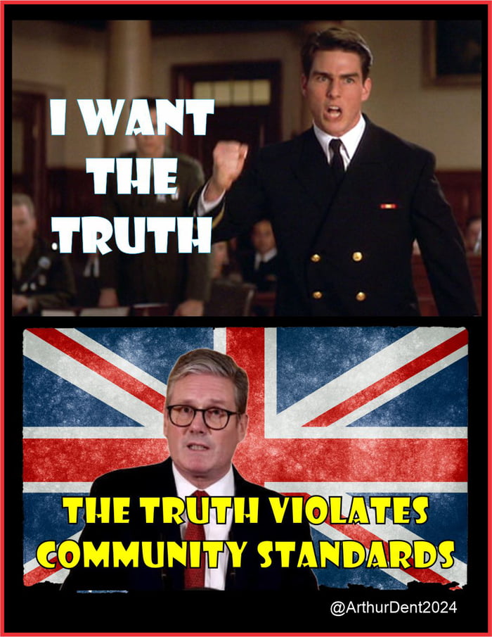 You cant arrest us all herr Starmer - 9GAG