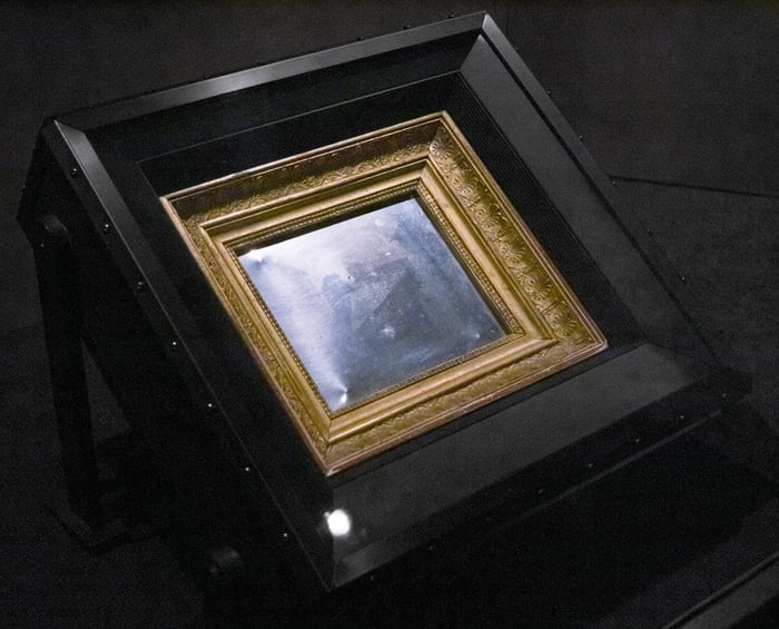 Joseph Nicéphore Niépce’s heliographic view from the window at Le Gras ...