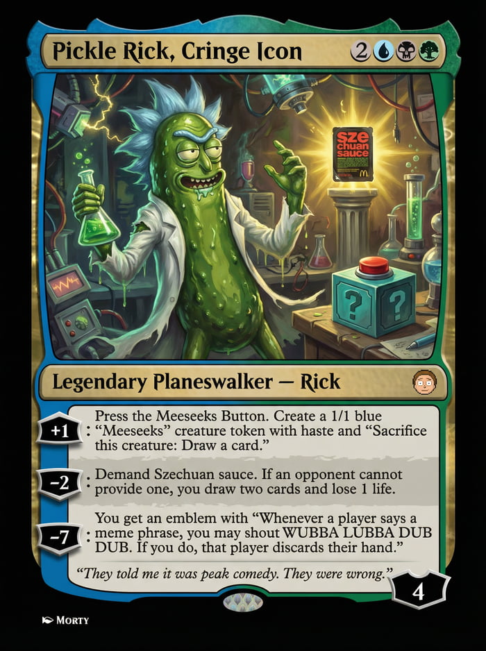 I'M PICKLE RICK - 9GAG