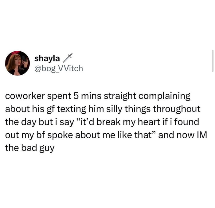 When you try to offer a different perspective and suddenly you're the villain. - 9GAG