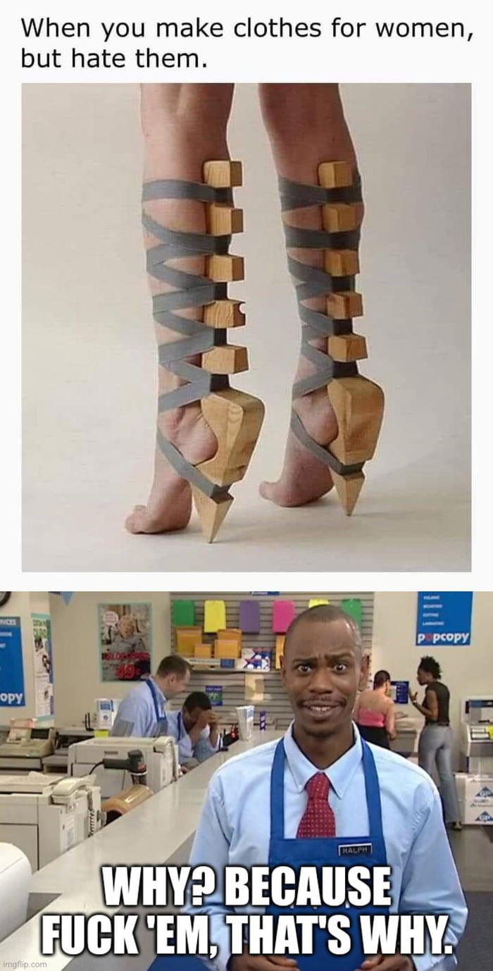 And yes those are real shoes by a real designer. - 9GAG