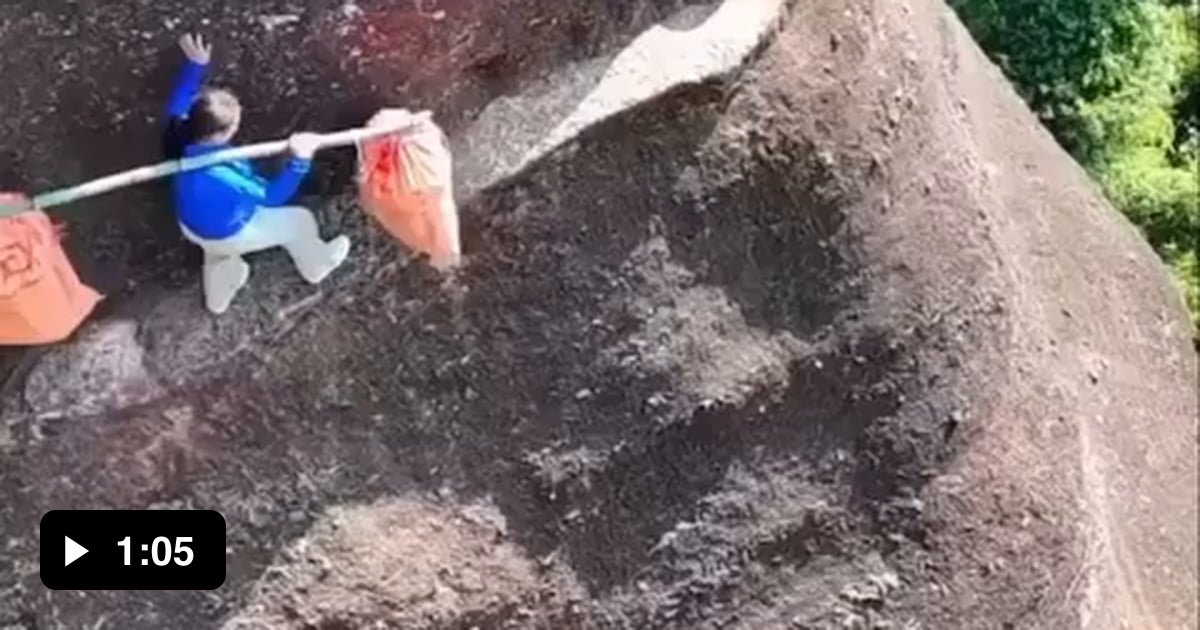 Climbing the vertical path with heavy loads - 9GAG