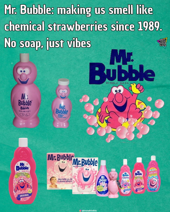 Remember the distinct aroma of Mr. Bubble baths? Definitely more about the fun and bubbles than ...