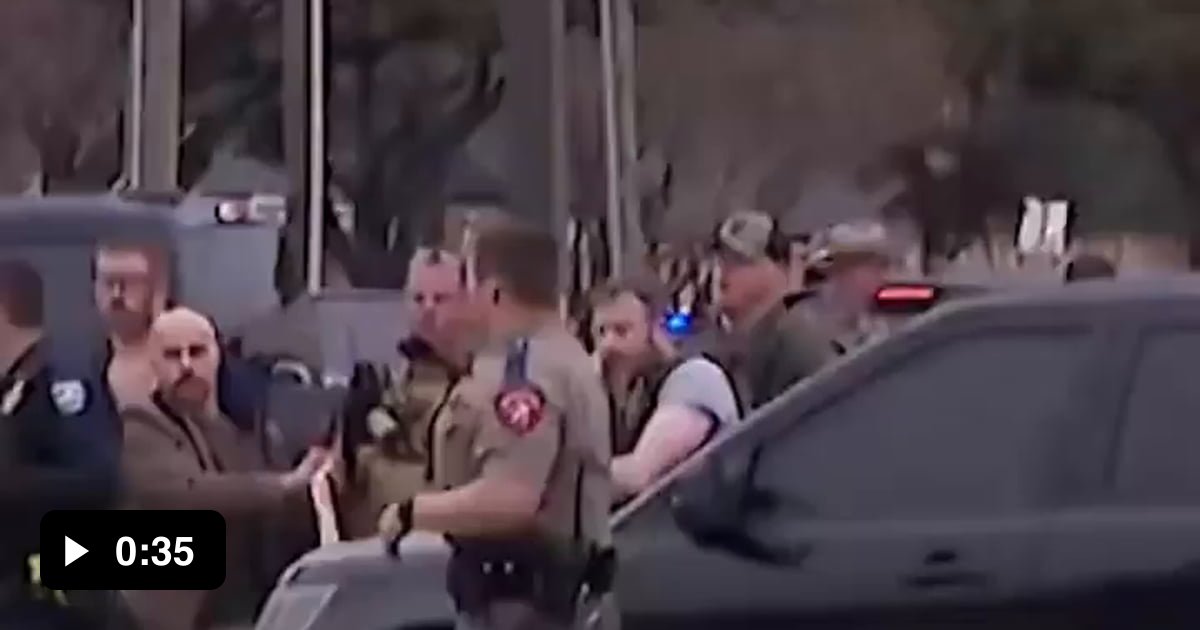 Hero K9 Rocky being rushed to safety by his team. - 9GAG