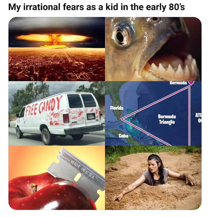 Ah, the 80s. A simpler time, full of specific terrors. - 9GAG