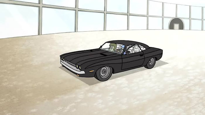 Guys i was watching the Regular Show and there was this car in the ...