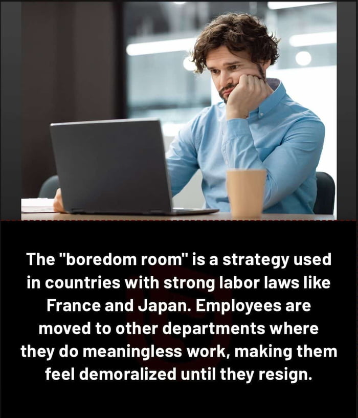 In italy, this is mobbing and illegal - 9GAG