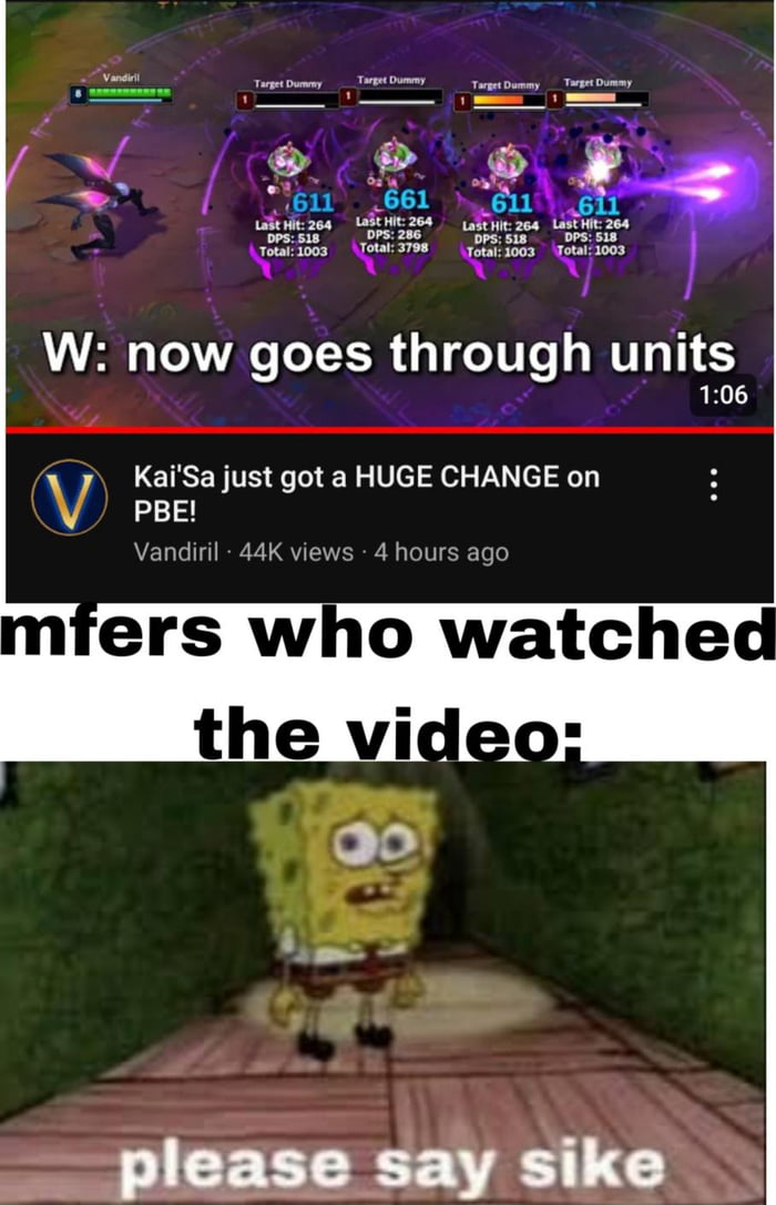 August - September is when the most insane balance changes happen for Worlds 💀 - 9GAG