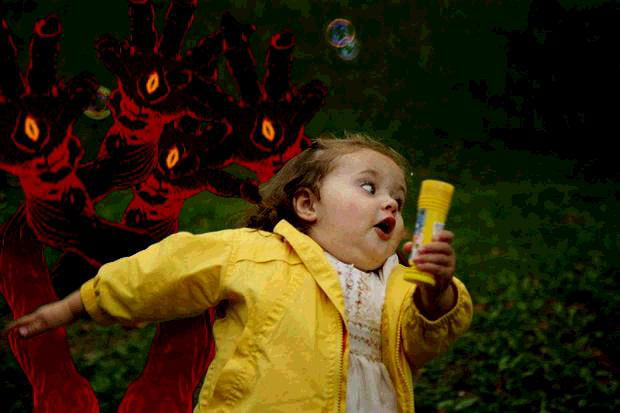 When you find Gloom Hands for the first time: - 9GAG