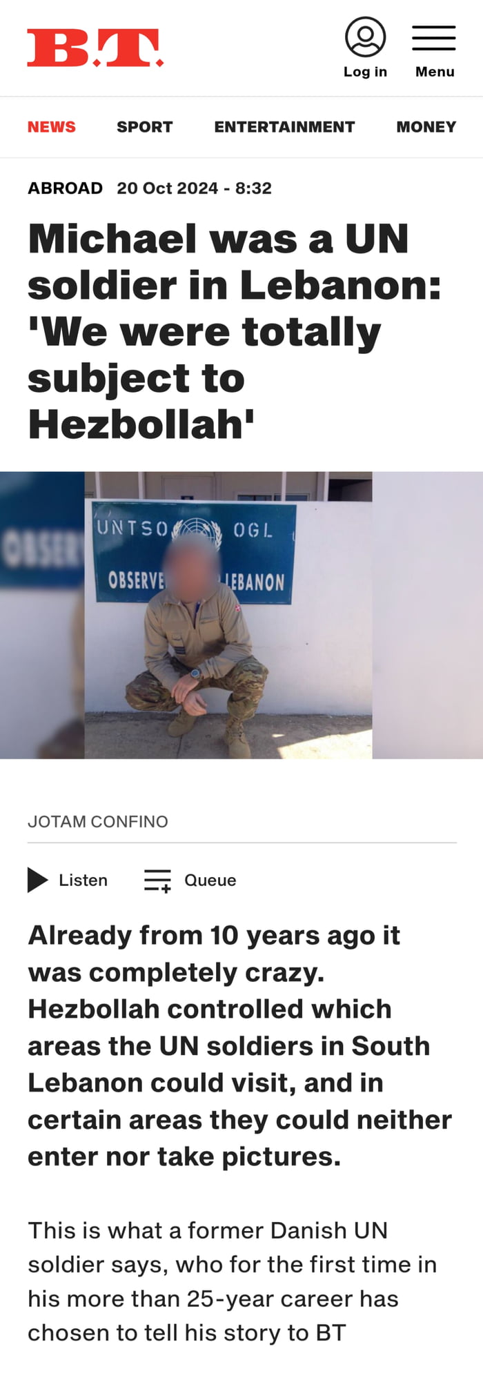 UN Peacekeepers: "We Came, We Saw... Hezbollah Told Us to Sit Down" - 9GAG