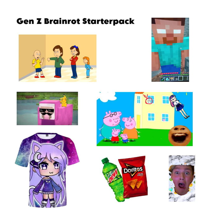 Gen Z Brainrot Starterpack - 9GAG